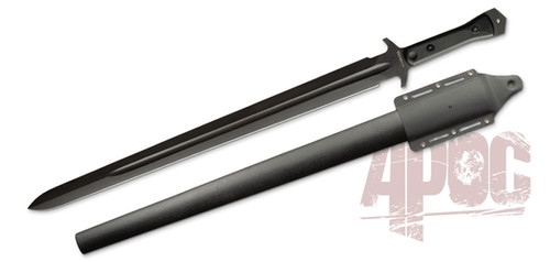 A.P.O.C. APOC Tactical Broad Sword 9260 Carbon Steel Live Blade | War Sword