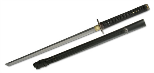 Practical Shinobi Ninjutsu Japanese Ninja Short Sword Clay Tempered BLK ...