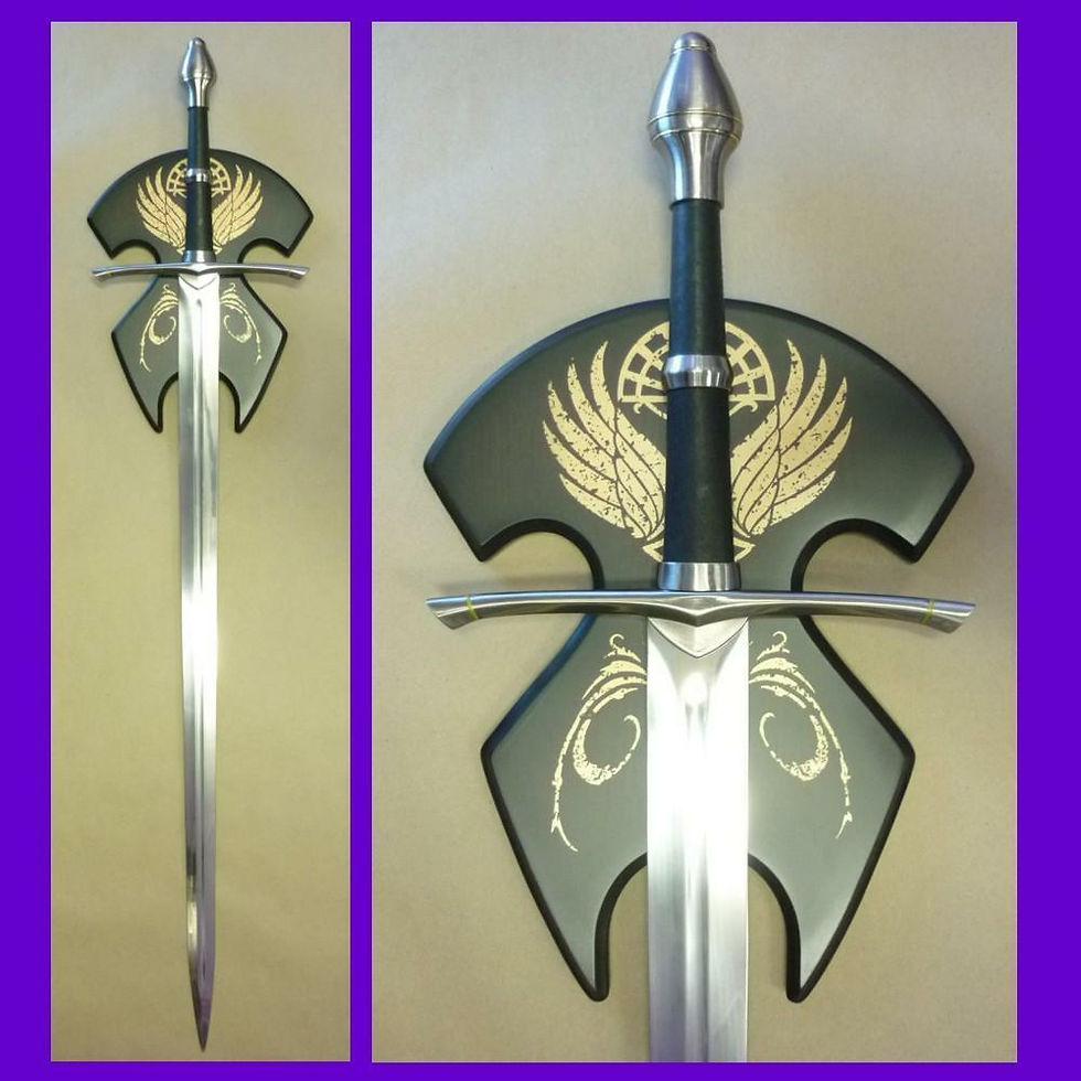 The Lord of the Rings Inspired Strider's Ranger Sword LOTR Hand & Half ...