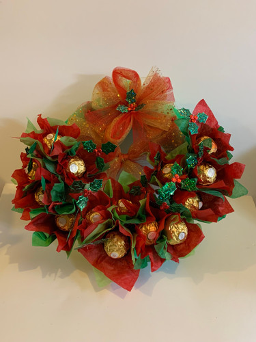 FERRERO ROCHER CHRISTMAS WREATH | tillyscrafts.com