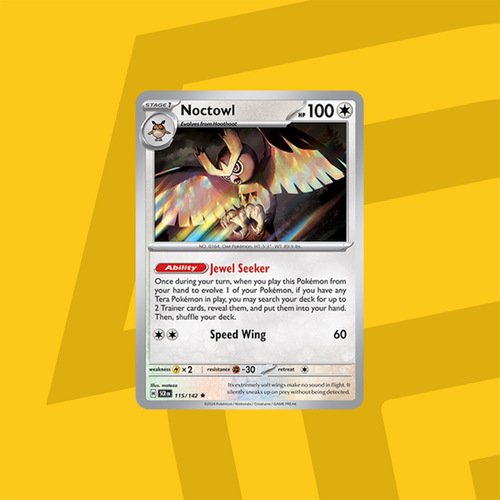 Pokemon TCG: Scarlet & Violet - Stellar Crown - Noctowl 115/142 | Pack ...