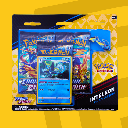Pokemon TCG: Sword & Shield - Crown Zenith Pin Collection Blister ...