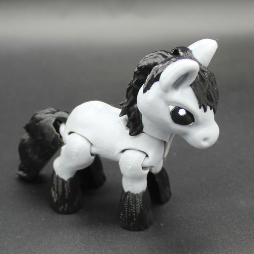 Small Flexi Horse Fidget Toy | Beastie Builds 3D