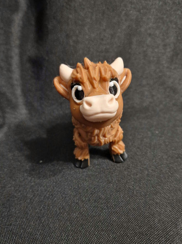 Highland Cow articulated fidget toy | Beastie Builds 3D