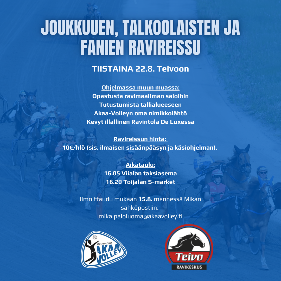 Ravireissu Teivoon! | Akaa-Volley