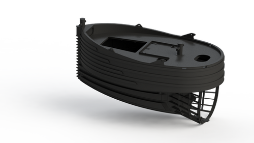 Drop Marine Dozer Hull | DROP Marine