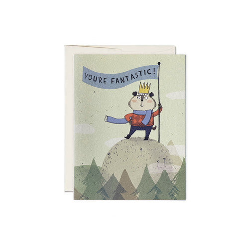 RED CAP CARDS / GREETING CARD "Fantastic" | TRADITION ACOUSTIC.
