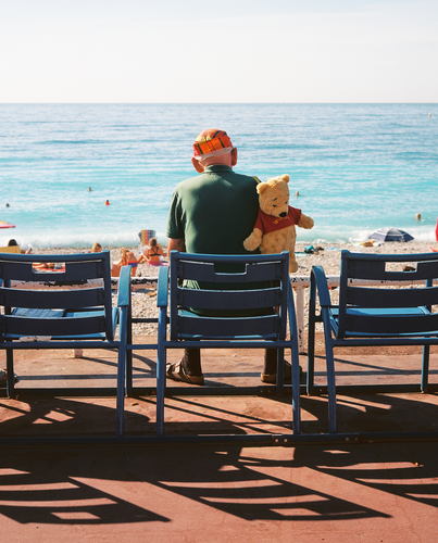 Don Bell, "Poppa and Pooh Bear" | James Oliver Gallery