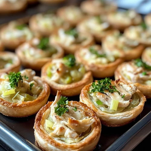 Chicken & Leek Tarts | Italian Job Catering