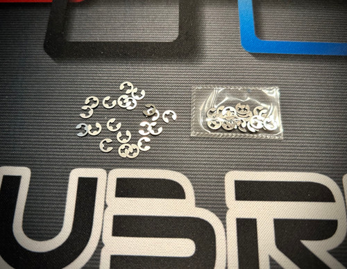 RRP E Clip Set (20) Stainless Steel 2.5mm YZ10 RC10 RRP-024YZ | RRP