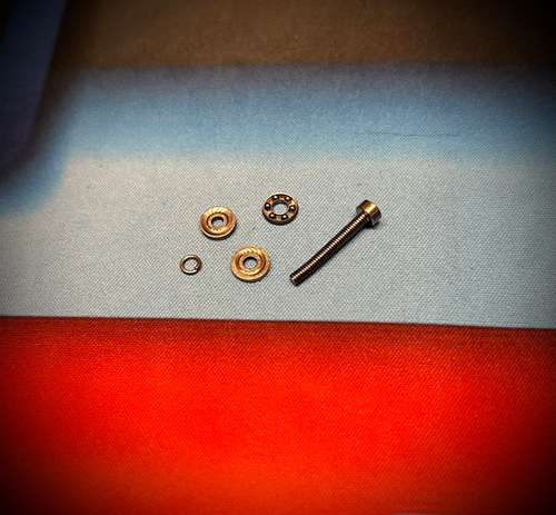 M2 X 15mm Differential Ti Screw and Thrust Bearing Set YZ10 MX4 RX4 RRP ...