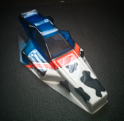 RC10 Viper Painted Body & Wing Cliff Lett Theme RRP-001RCBC | RRP