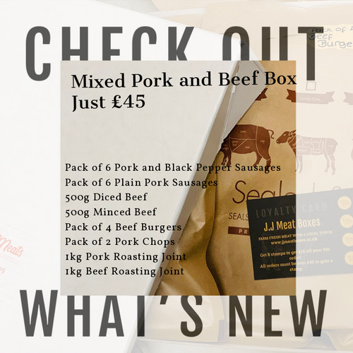 Mixed Pork and Beef Box | J.J. Meats