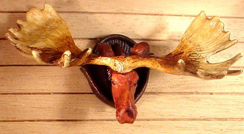 Mounted Moose Head Miniature 1/24 Scale G Scale | Larry G Scale