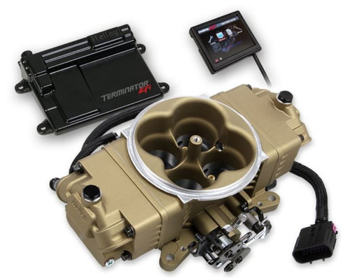 TERMINATOR STEALTH EFI KIT - CLASSIC GOLD FINISH | fast-man-efi