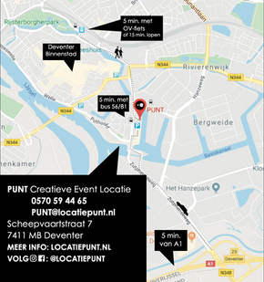 Inspirende Locatie | PUNT evenementen locatie en cafe Deventer | Overijssel