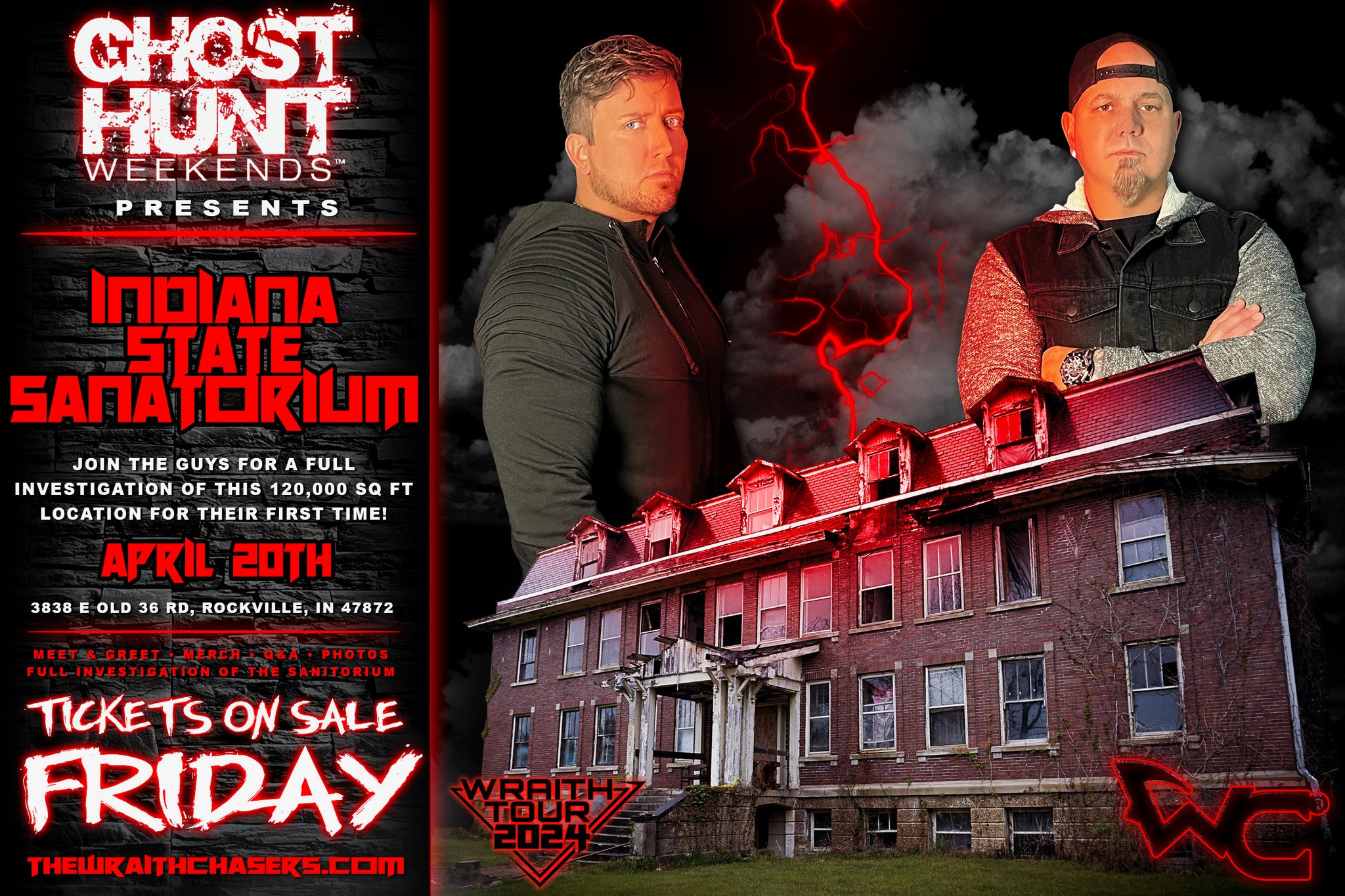 Indiana State Sanatorium Wraith Hunt | Ghost Hunt Weekends