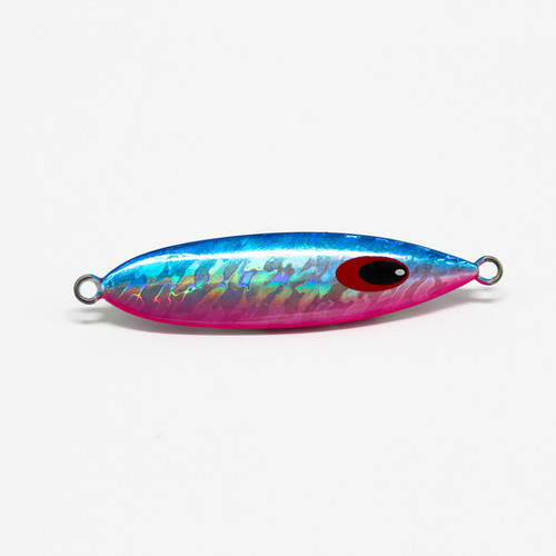 Noeby Slow Pitch Jigging Bait: Blue Pink Tiger | Bilimoria Fishing