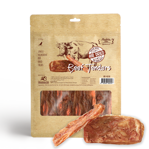 Absolute Bites Air Dried Beef Tenders 220g | Happy Hounds
