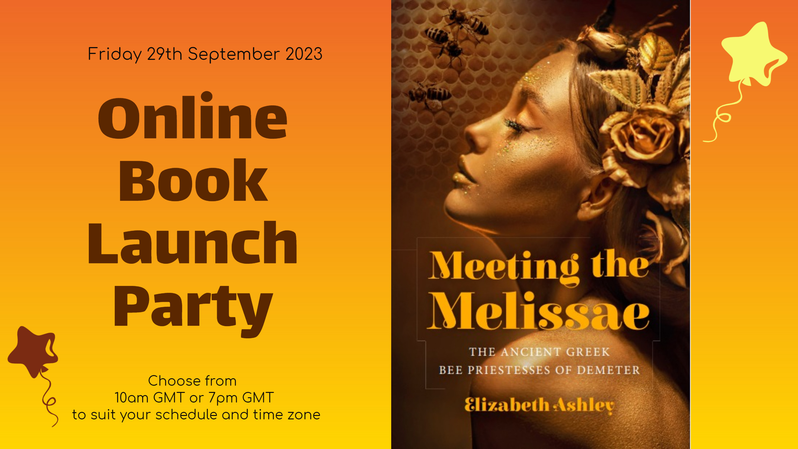 7pm Book Launch for Meeting The Melissae The Ancient Bee Priestesses of ...