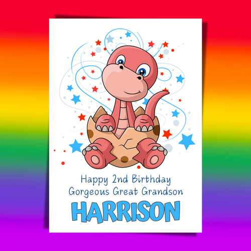Cute Baby Dinosaur | Kids Card Company