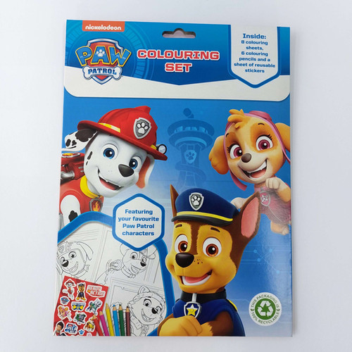 Paw Patrol Colouring Set | Kids Card Company