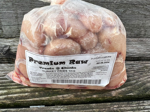 Premium Raw Turkey Fries (testicles) 1kg | Lavender Dog Shop