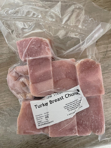 Raw Treat Pet Food Turkey Chunks | Lavender Dog Shop