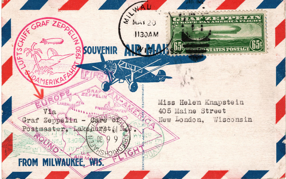 A Trio of Graf Zeppelin Covers from 1930