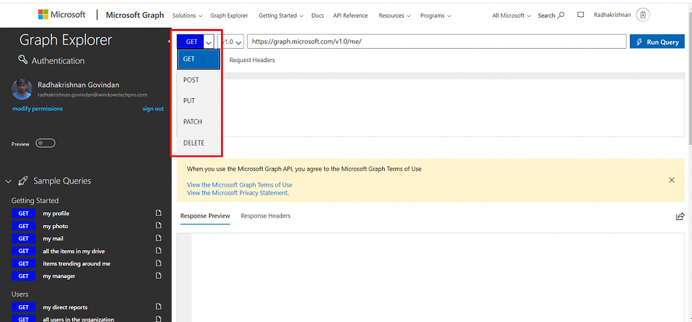 Introduction to Microsoft Graph API – Part 1