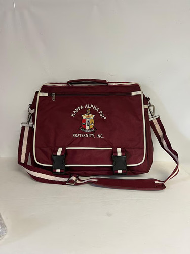 Kappa Alpha Psi (KAY) Fraternity Crimson Canvas Office Bag | Elegance ...