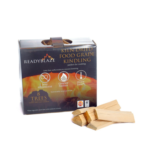KILN DRIED FOOD GRADE KINDLING 2KG BOX | Readyblaze