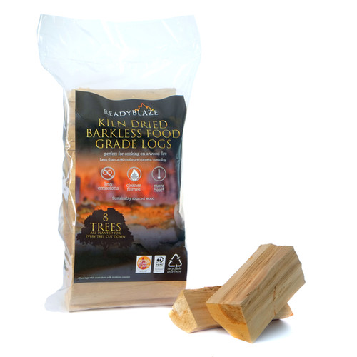 KILN DRIED FOOD GRADE LOGS 8KG BAG | Readyblaze