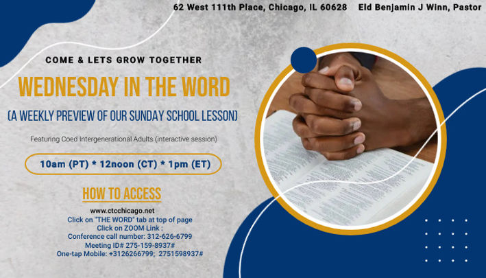 WEEKLY EVENTS | CTC Chicago