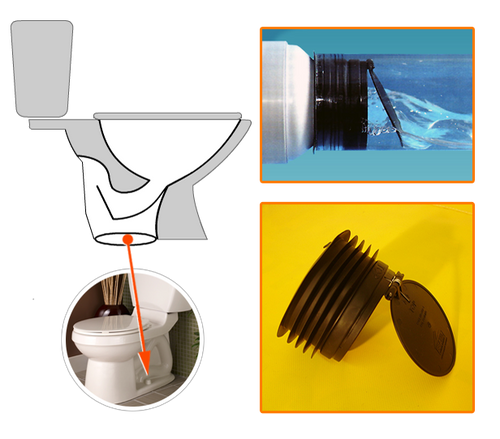 MultiFlap non return toilet valve | rat and snake blocker