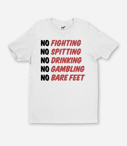 CaddyShack Rules Sign Tribute T-Shirt | My Golf Guy