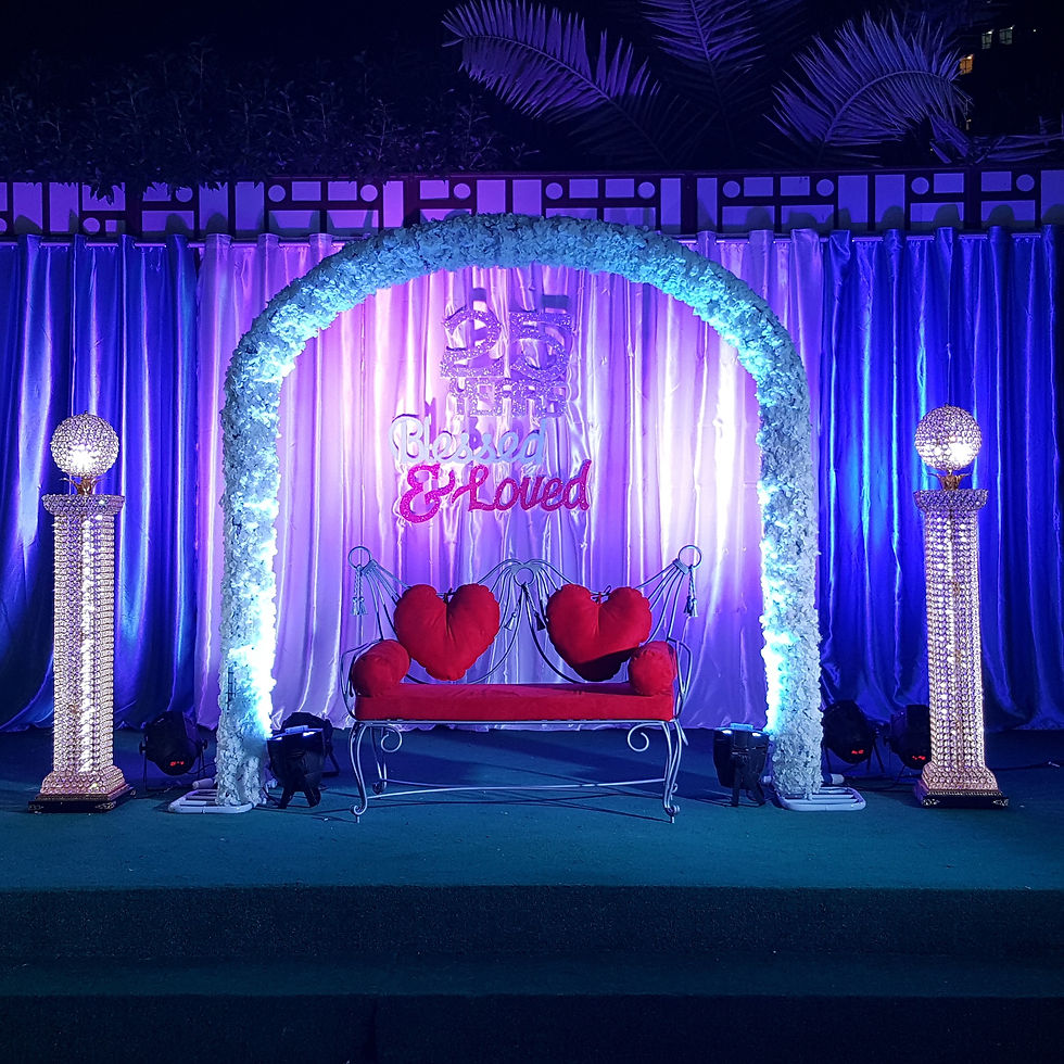 Wedding Stage Backdrop by Mohsin Network UAE including Dubai, Abu Dhabi ...