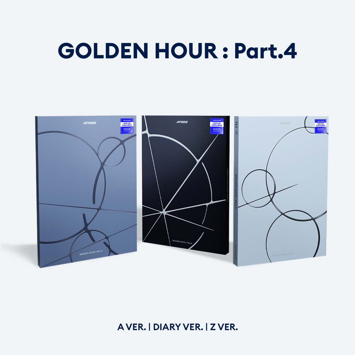 [PRE-ORDER] ATEEZ - GOLDEN HOUR : Part.4 - Europe POP-UP Exclusive | K ...