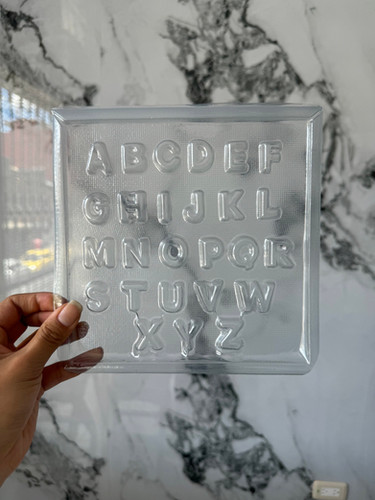 Molde abecedario acetato | Distribuidora Nubita