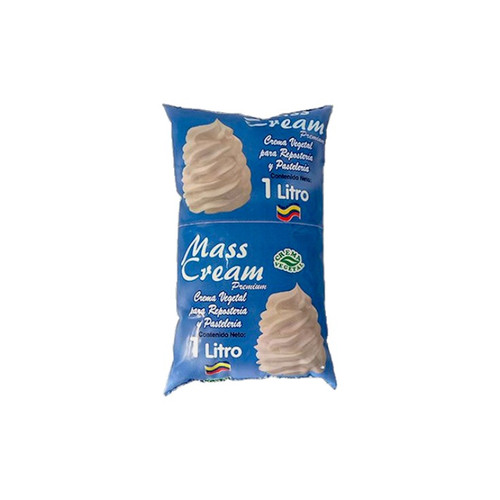 Crema Vegetal Chantilly Mass Cream 1Lt | Distribuidora Nubita