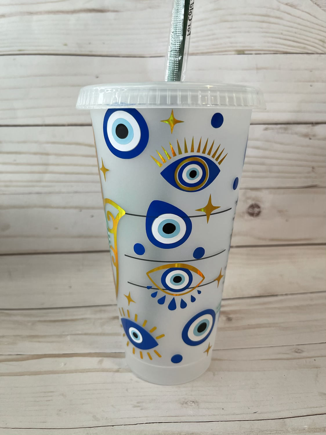 Drinkware Evil Eye starbucks cup Home & Living etna.com.pe