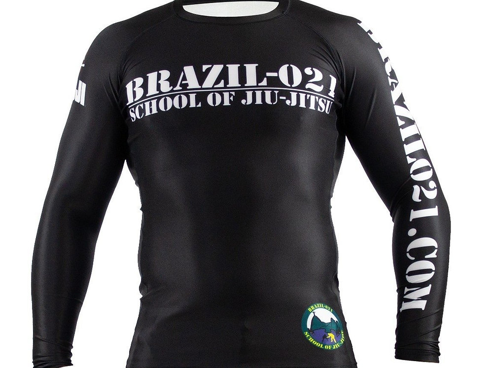 Adult Brazil-021 Official Rash Guard | Brazil-021 Houston