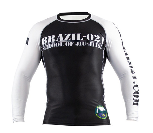 Adult Brazil-021 Official Rash Guard | Brazil-021 Houston