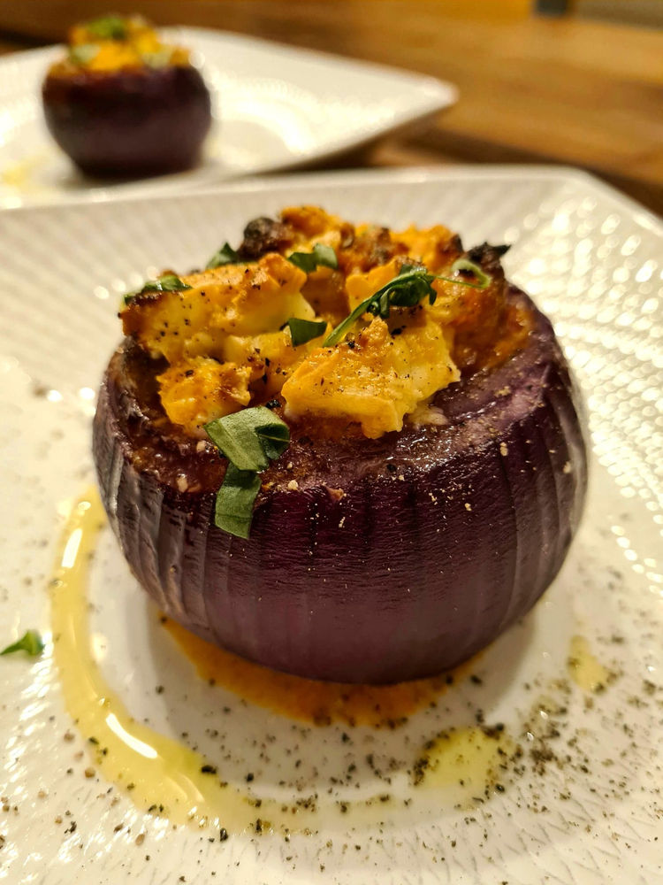 Oignons farcis à la Maurana