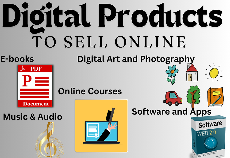 Types of Digital Products You Can Sell Online