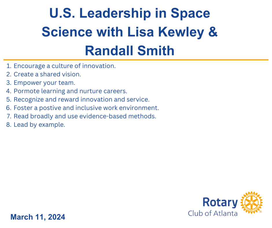 Lessons in Leadership | Atlanta Rotary Club