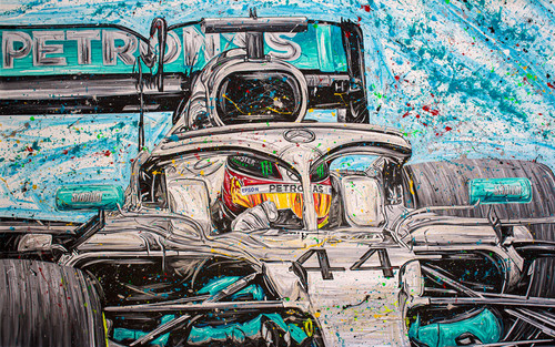 PRINT - "TR 200 - Lewis Hamilton" | tr-finearts