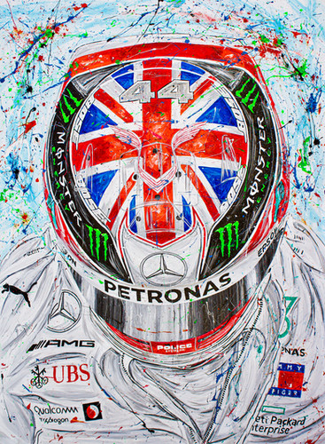 PRINT - "TR 153 - Lewis Hamilton" | tr-finearts
