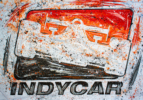 METAL - "TR 214 - Indycar Logo" | tr-finearts