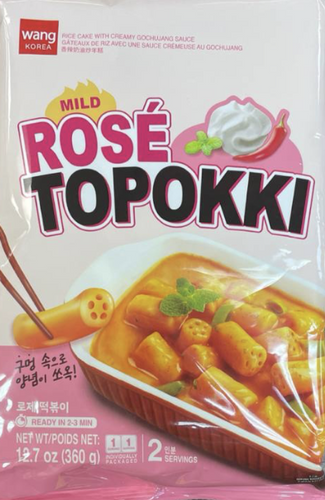Wang Rose Topokki (2 serve) 360g*10 | KS QUEENSLAND
